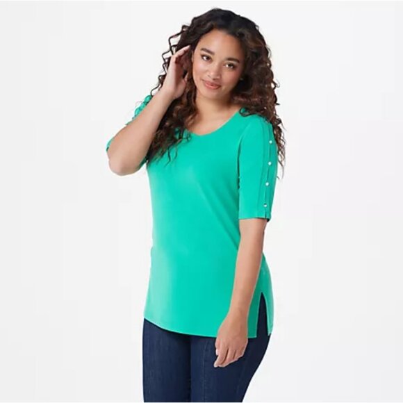 Susan Graver | Tops | Susan Graver Women Top Tunic Sz 2x Plus Liquid ...